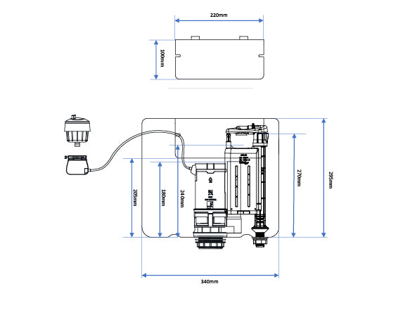 CISTERN with Bottom Inlet – Bathroom Depot IE