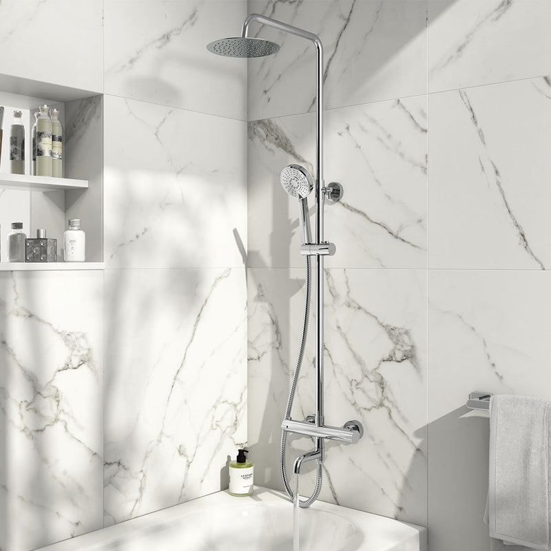 Sore Round Riser Shower With Bath Filler – Bathroom Depot IE