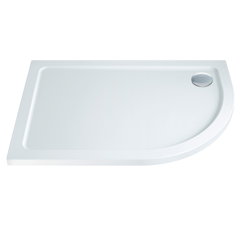 Wexford Offset Quad Shower Tray RH 1000 x 800 – Bathroom Depot IE